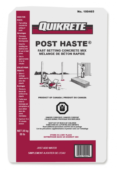 QUIKRETE® Post Haste™ Concrete Mix – Target Products Ltd.