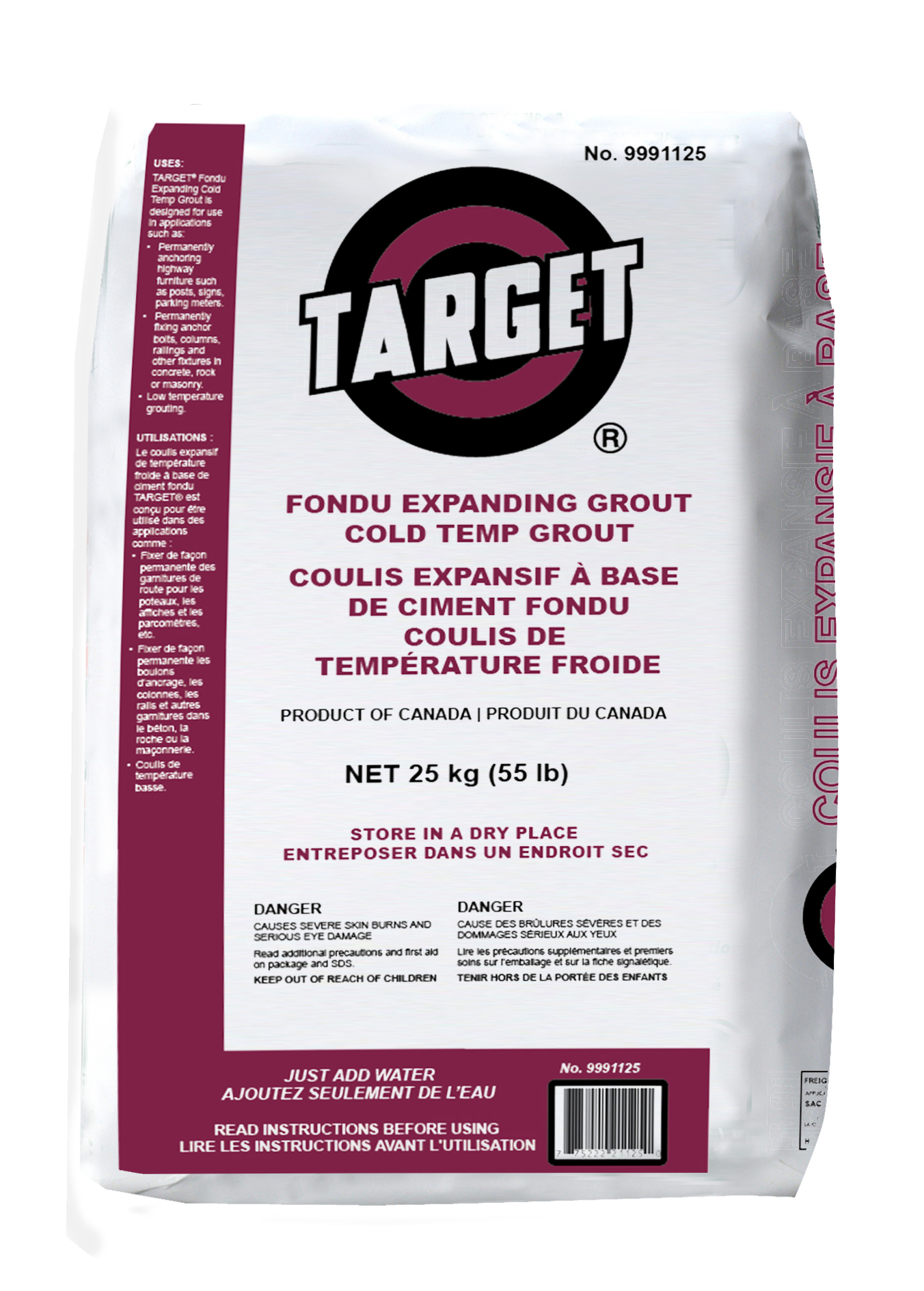 TARGET® Fondu Expanding Grout Cold Temperature Grout – Target Products Ltd.