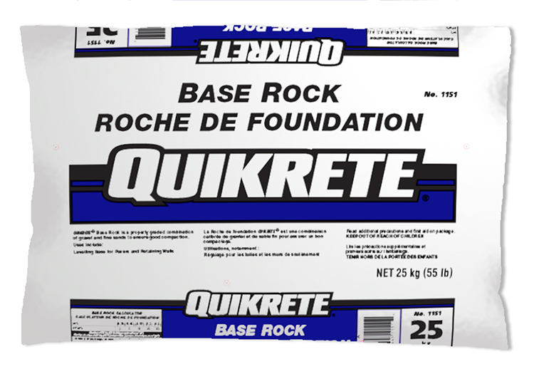 QUIKRETE® Base Rock – Target Products Ltd.